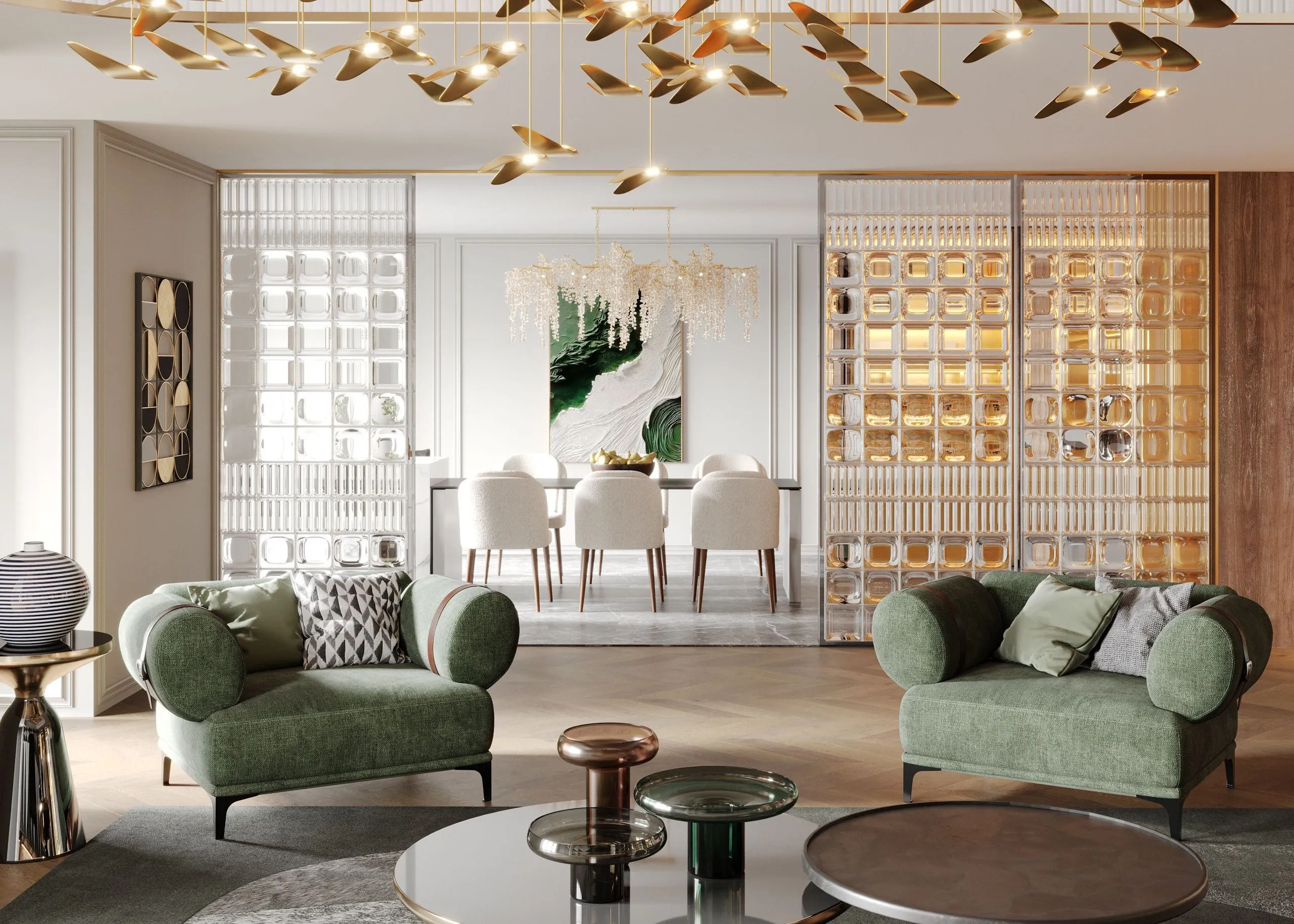 Кресло Franco, зеленый (арт. Sof088) купить по индивидуальным размерам в Москве и в Санкт ...